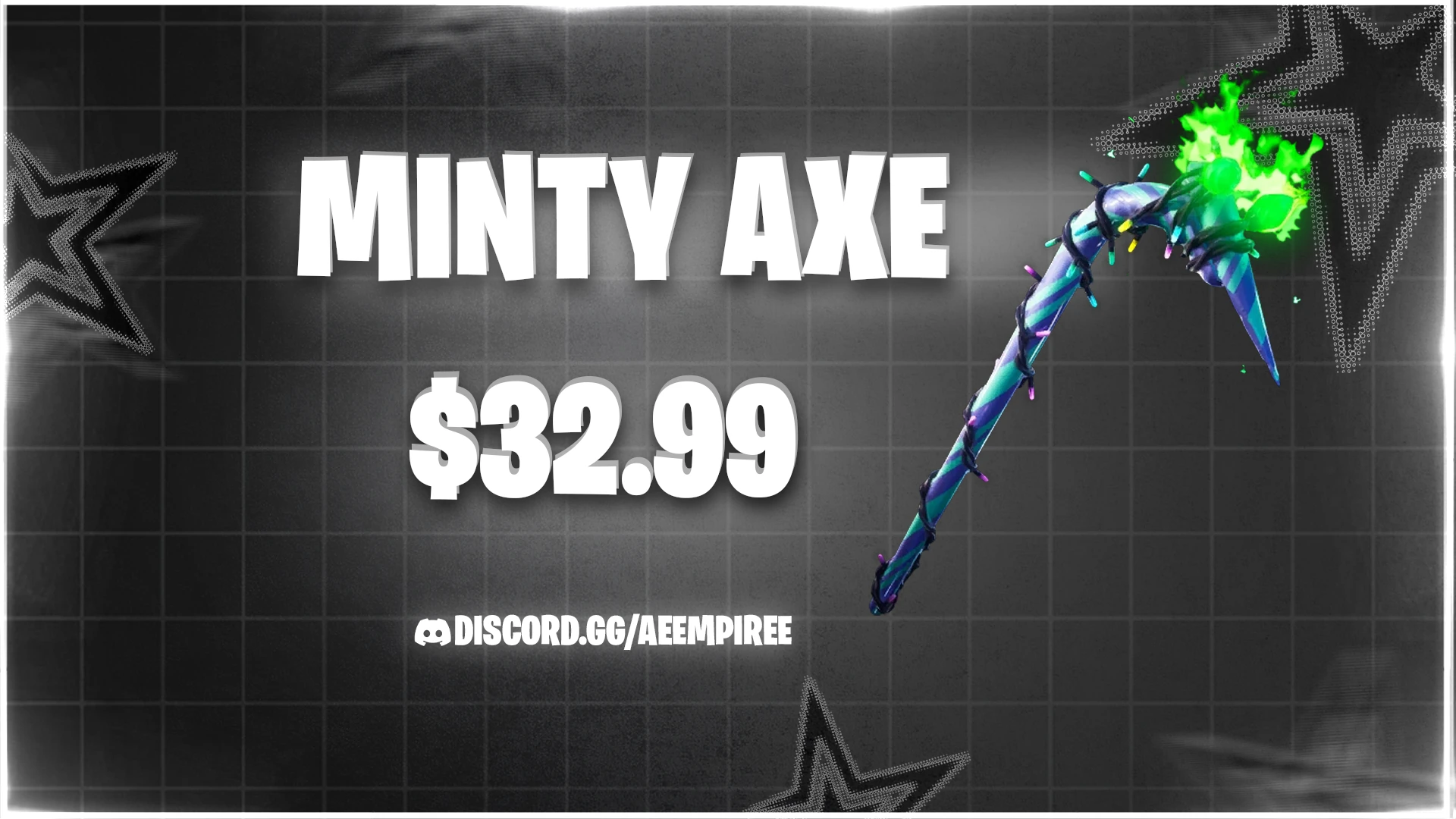 MINTY AXE FA FORTNITE ACCOUNT